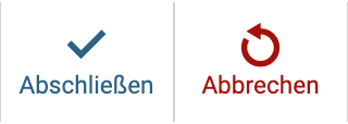 8.5 Speichern, Abschließen, Abbrechen