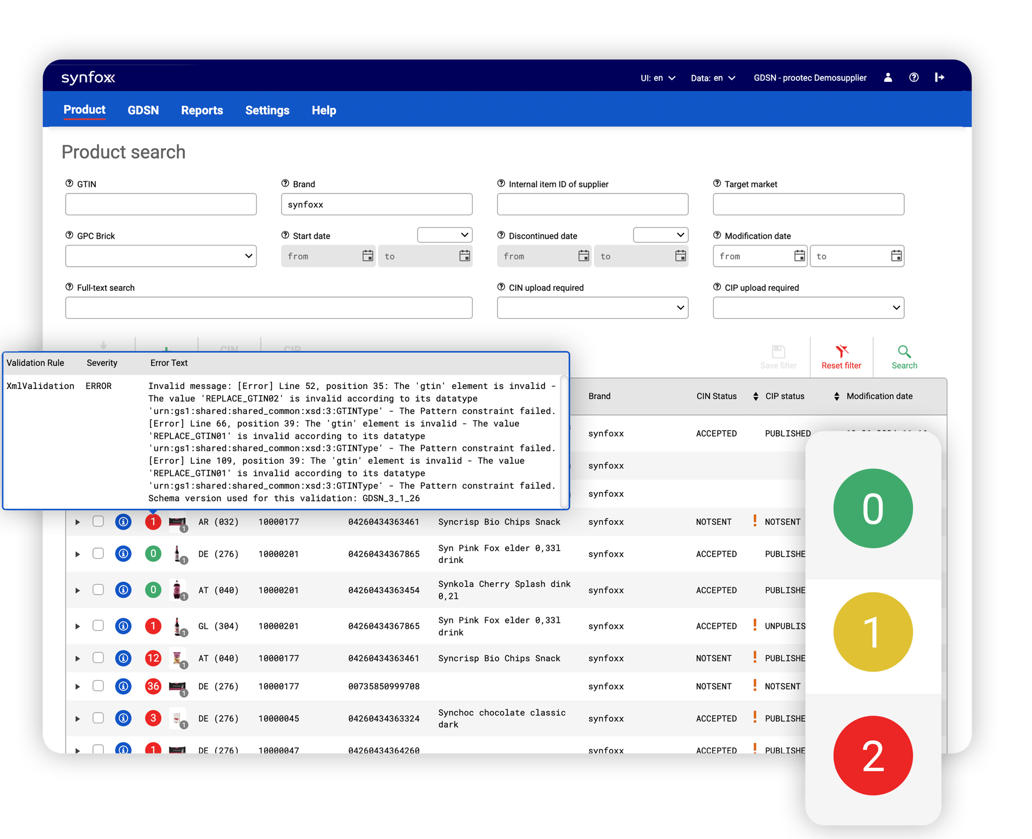 GS1 certified GDSN data pool | Systrion AG